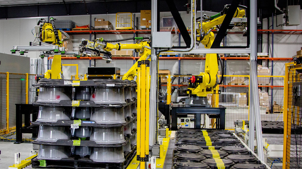 Turnkey Automated Palletizing Cell - Hyperion Automation